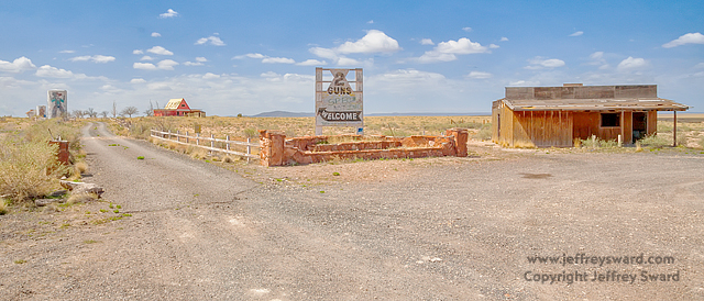 Two Guns Trading Post and Ghost Town, Two Guns, Arizona Photograph by ...